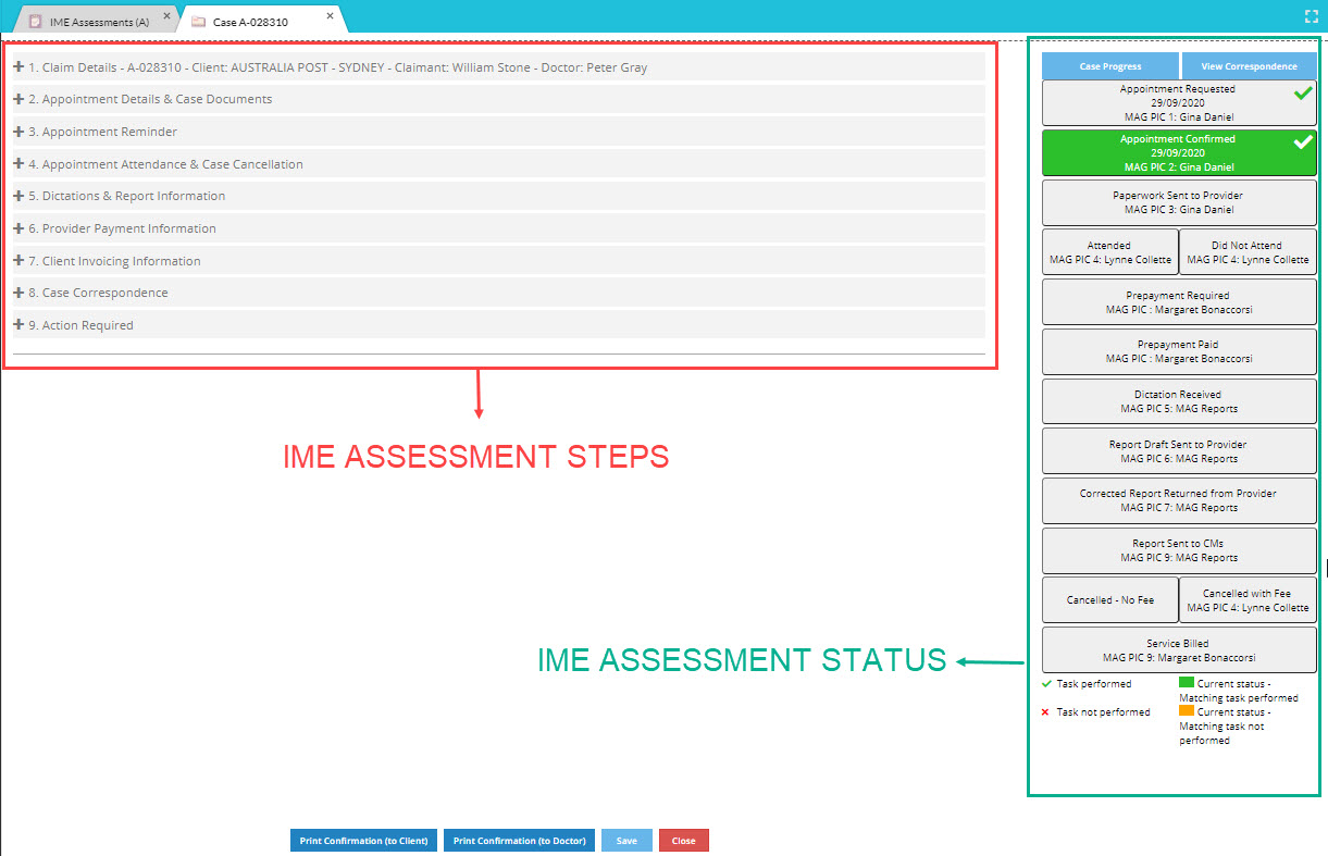 IME Assessments (A) – Kawaconn (Staff Support)