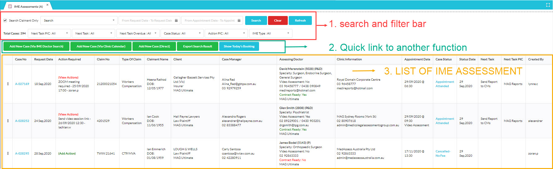 IME Assessments (A) – Kawaconn (Staff Support)
